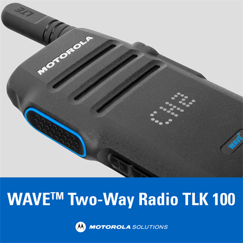 Introducing the NEW WAVE™ TLK 100 TWO-WAY RADIO by Motorola — Walkie ...