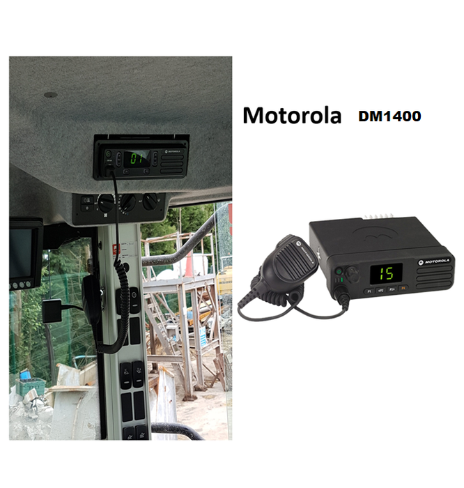 Motorola DM1400 analog UHF Base/Vehicle Two-Way Radio — Walkie Talkie ...